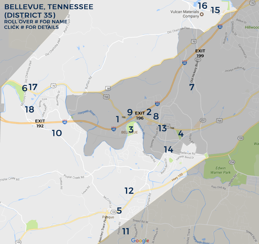 City Of Bellevue Neighborhood Map